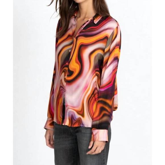 Johnny Was | Tops | New Johnny Was Nessi Button Down Shirt In Mti ...